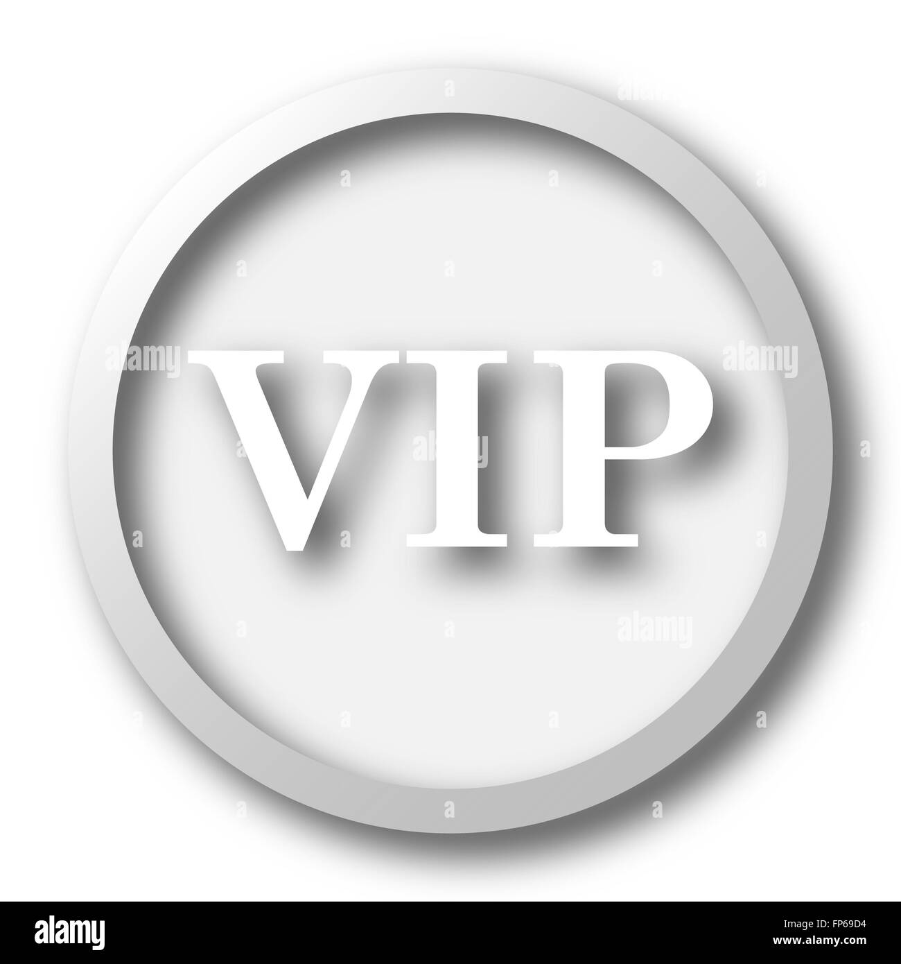 VIP icon. Internet button on white background Stock Photo - Alamy