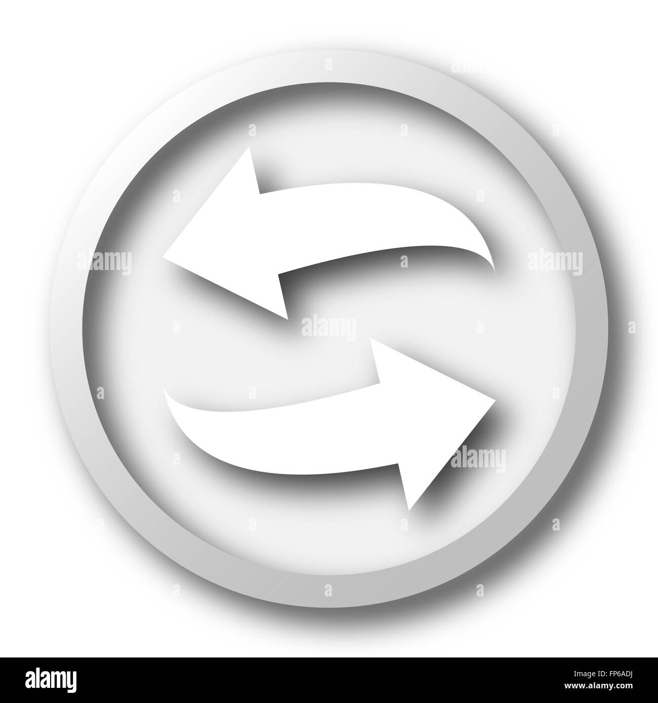 Swap icon. Internet button on white background Stock Photo - Alamy