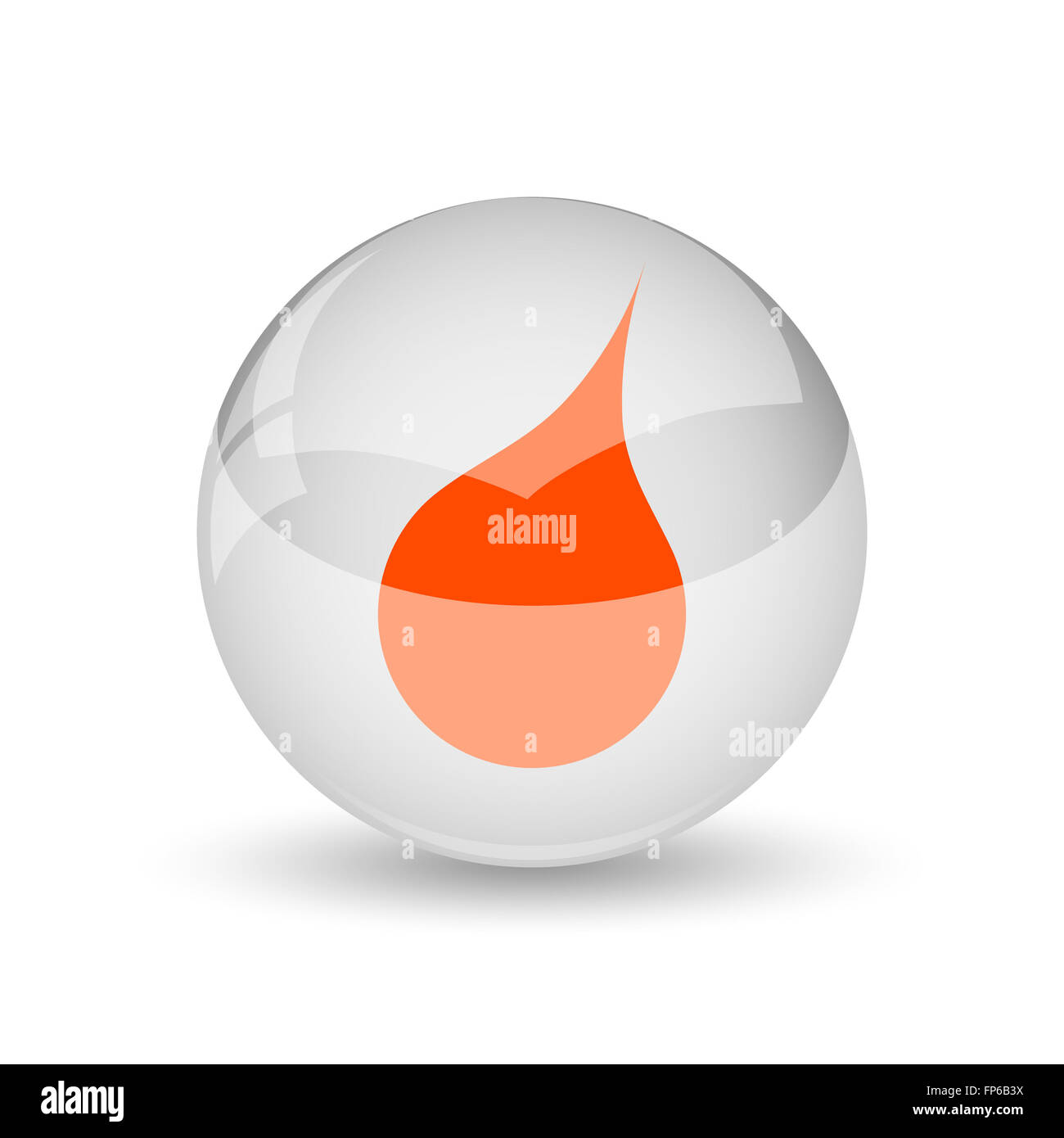 Rain icon. Internet button on white background Stock Photo - Alamy