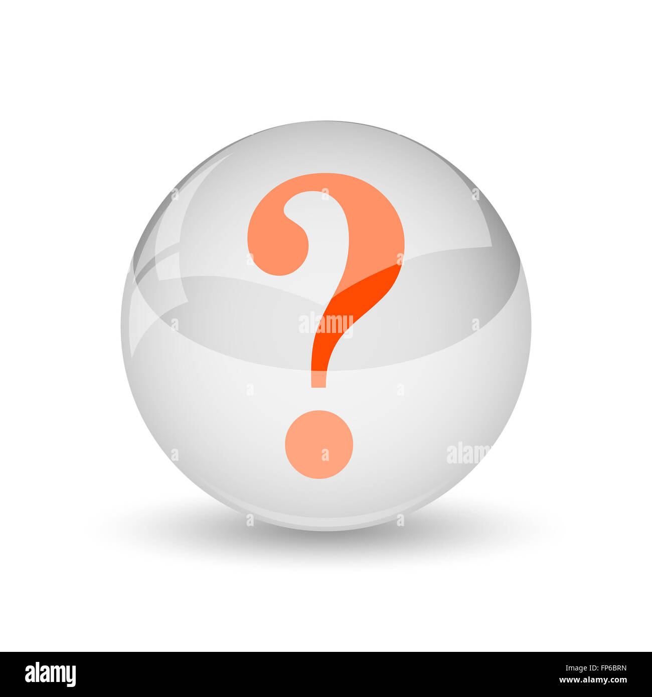 Question mark icon. Internet button on white background Stock Photo - Alamy