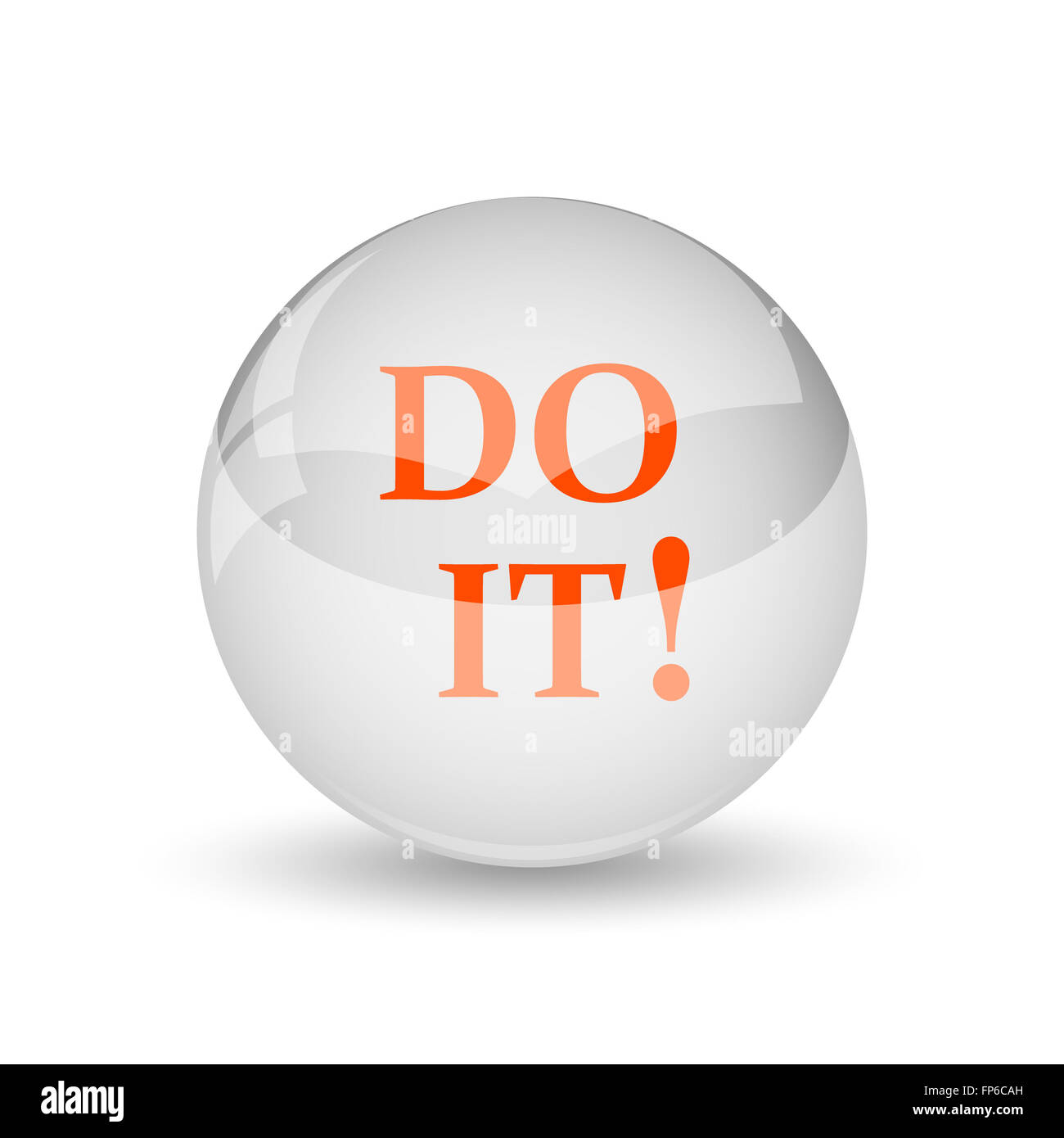 Do it icon. Internet button on white background Stock Photo - Alamy