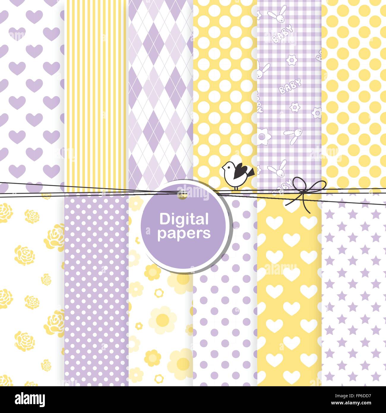 Digital child patterns hi-res stock photography and images - Alamy