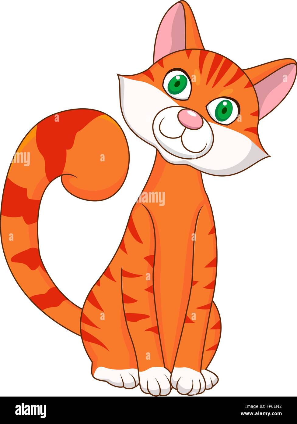 Cute cat cartoon Stock Vector Image & Art - Alamy