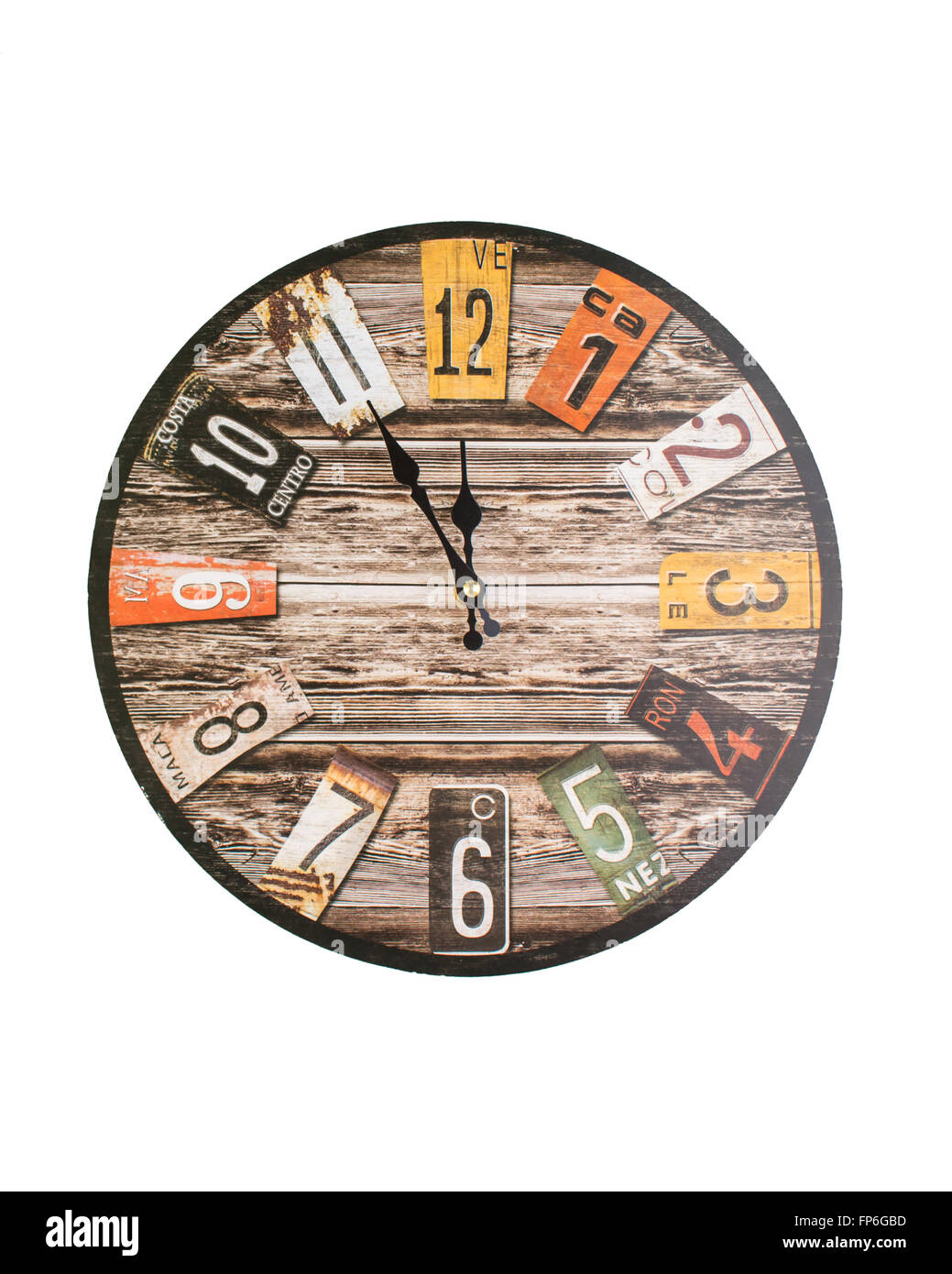 Traditional clock face Cut Out Stock Images & Pictures - Alamy