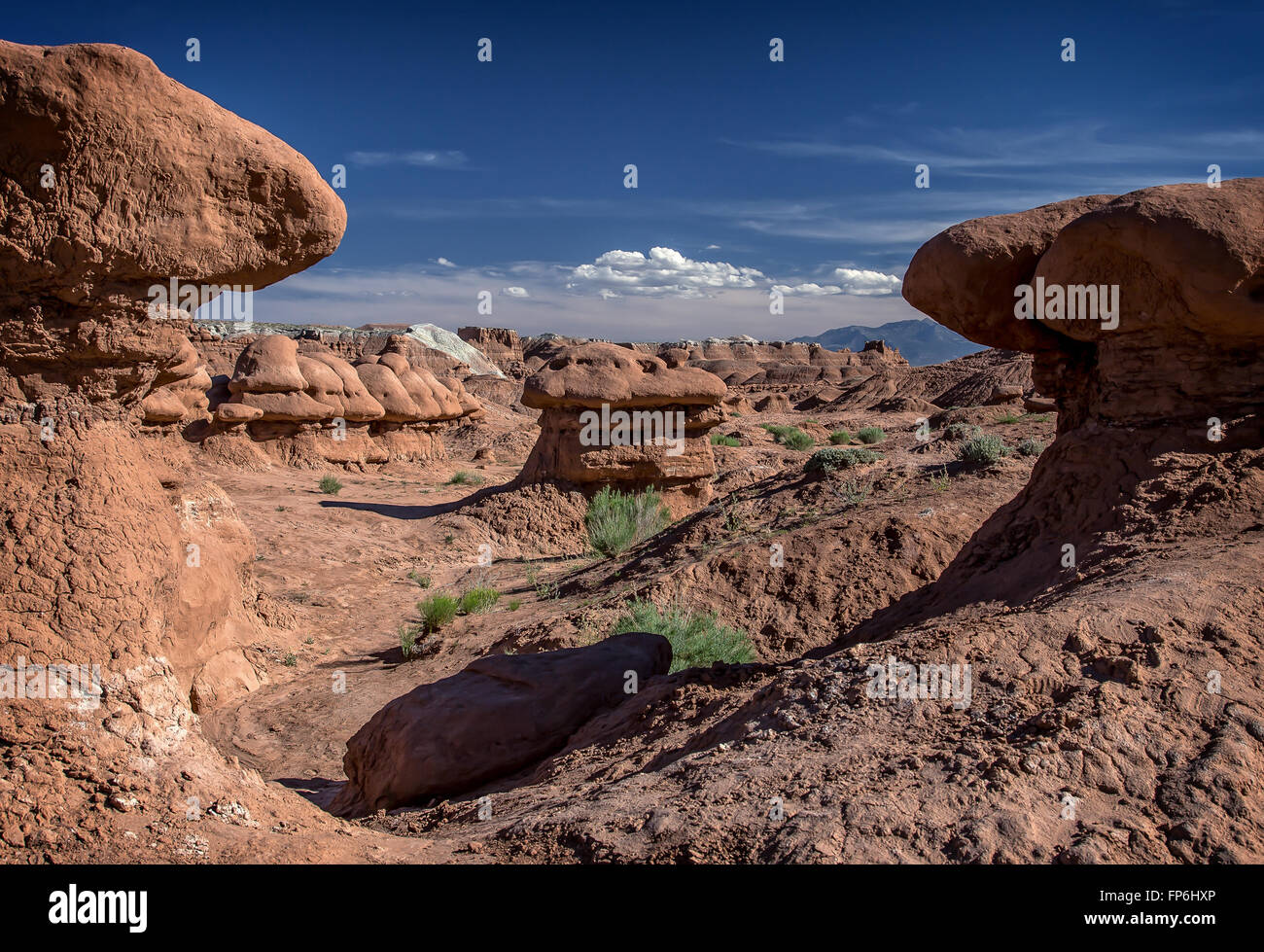 Goblin Valley State Park, Utah. Oddly shaped rock formations nicknamed ...