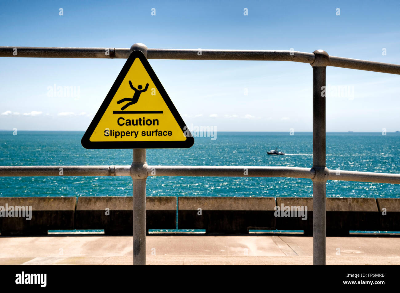Signs of slippage hi-res stock photography and images - Alamy