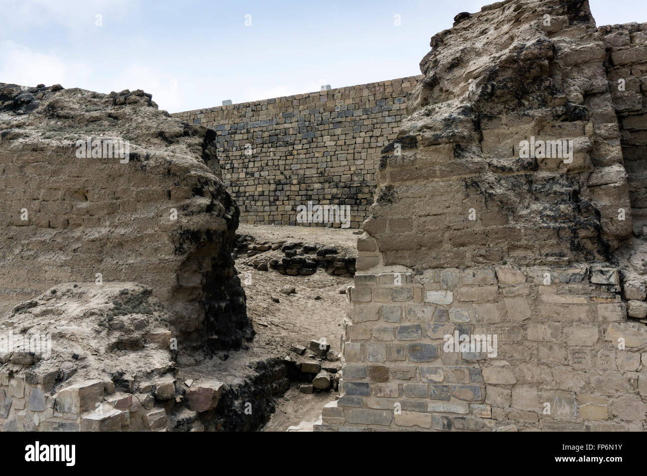 Peru. Lima. Archaeological site of Pachacamac. Temple of the Sun (1450 ...