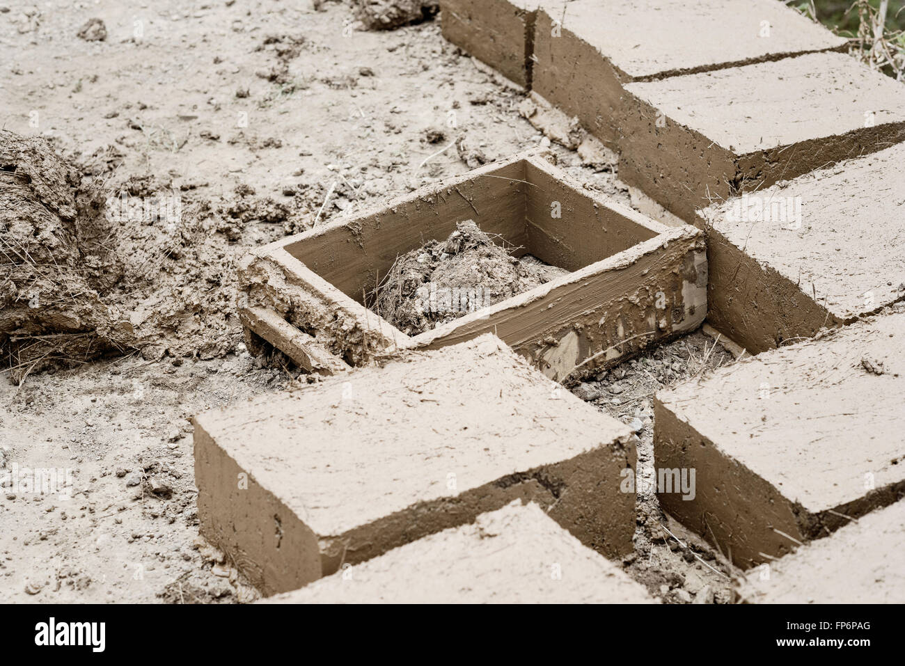 Old bricks used in construction hi-res stock photography and images - Alamy
