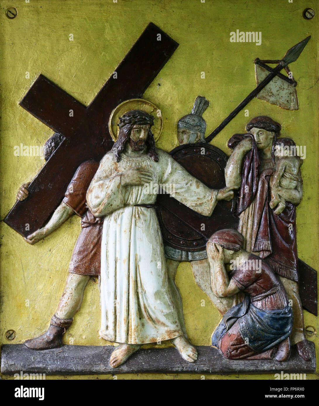 Jesus meets the daughters of Jerusalem, 8th Stations of the Cross in ...