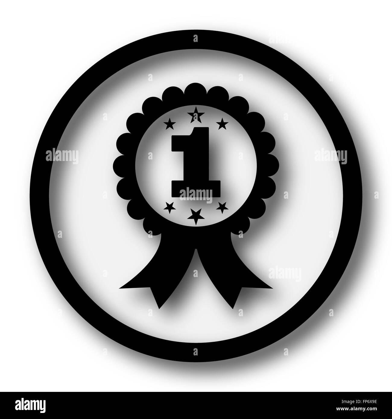 1st prize rosette Black and White Stock Photos & Images - Alamy