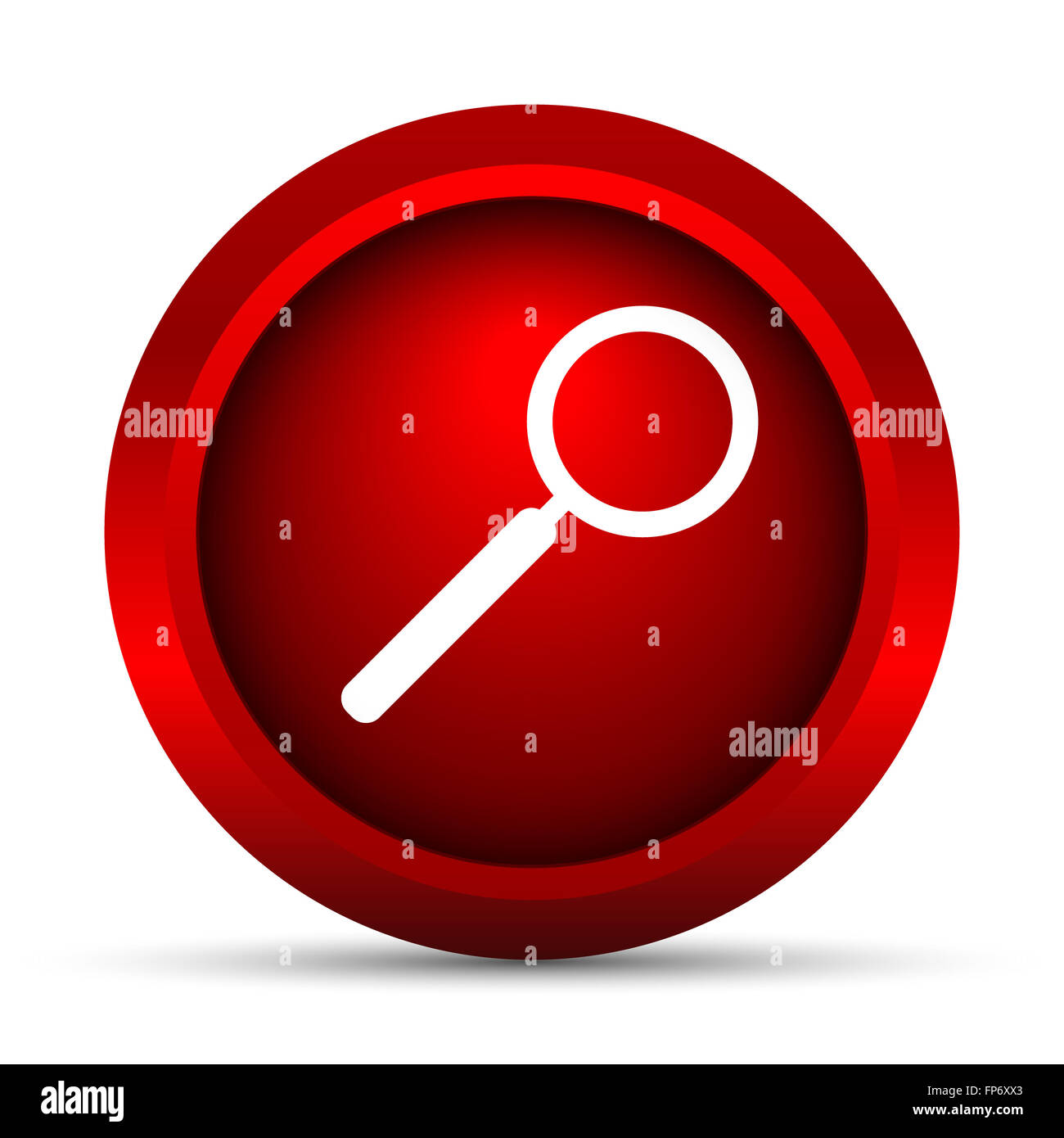 Search icon. Internet button on white background Stock Photo - Alamy