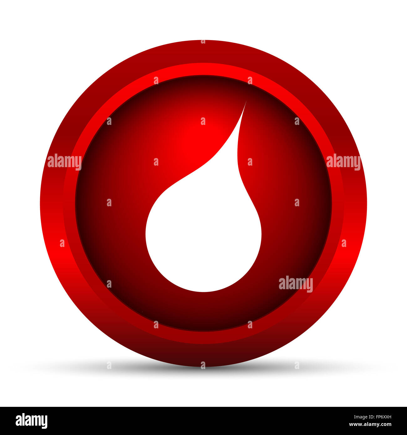 Rain icon. Internet button on white background Stock Photo - Alamy