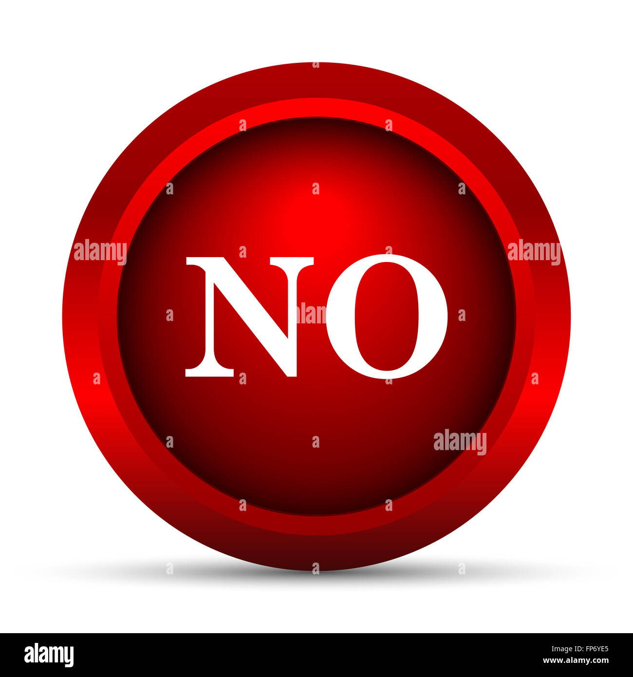 No icon. Internet button on white background Stock Photo - Alamy