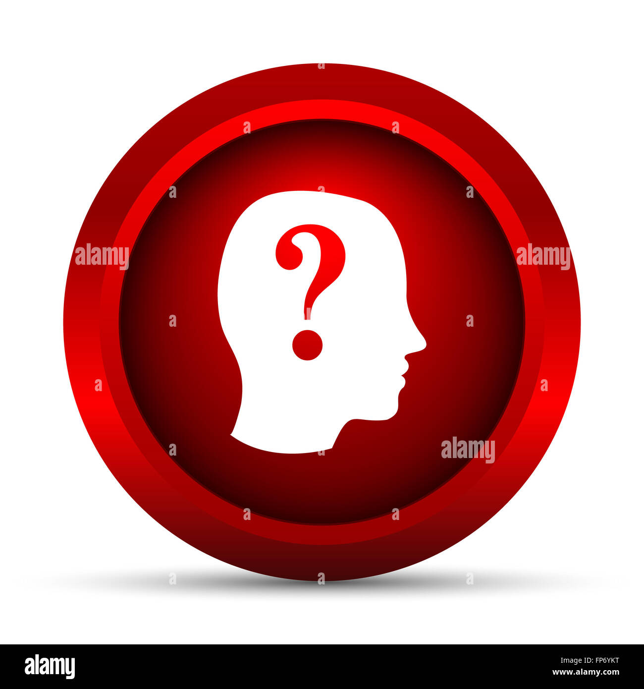Quiz icon. Internet button on white background Stock Photo - Alamy