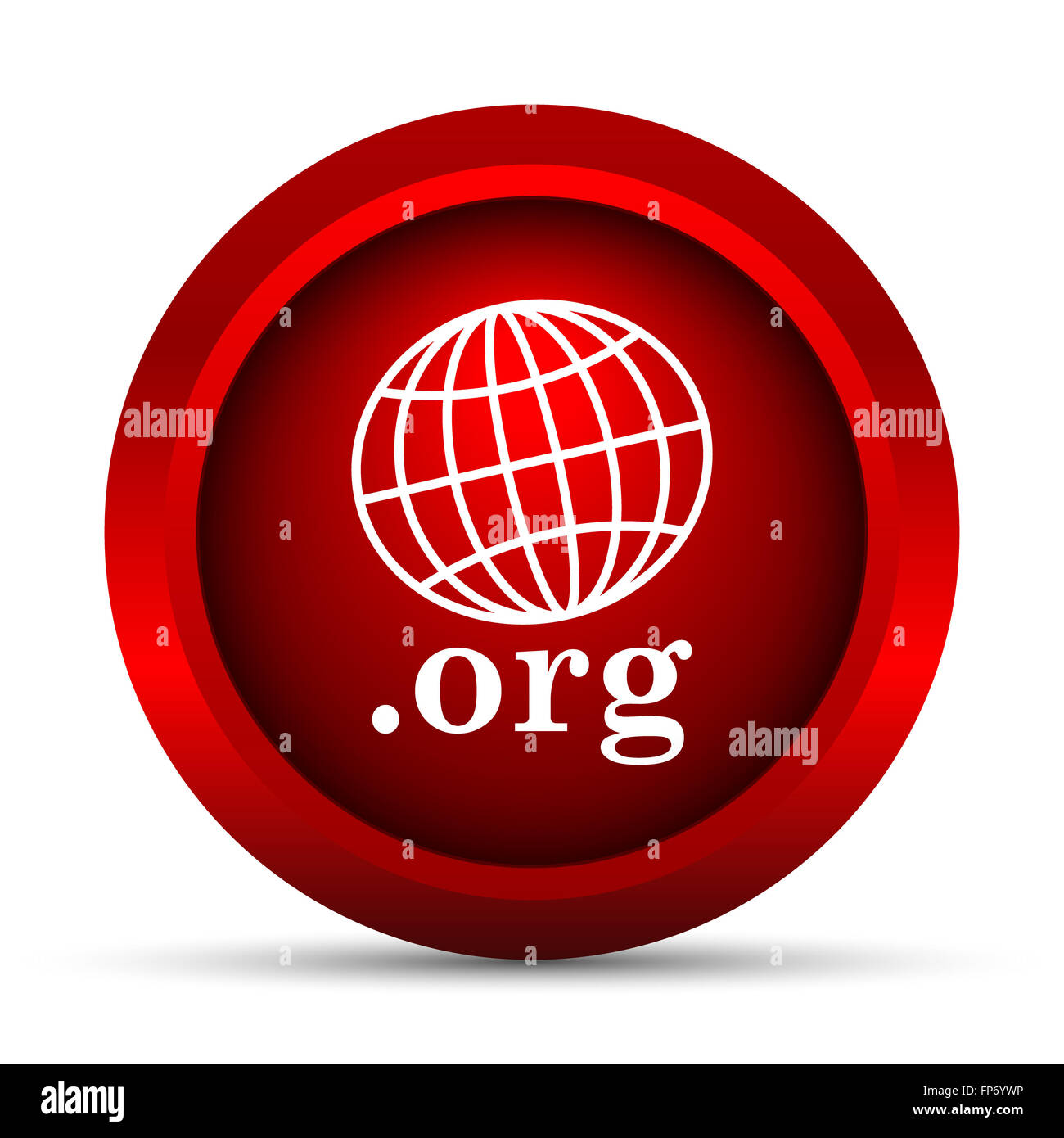 .org icon. Internet button on white background Stock Photo - Alamy