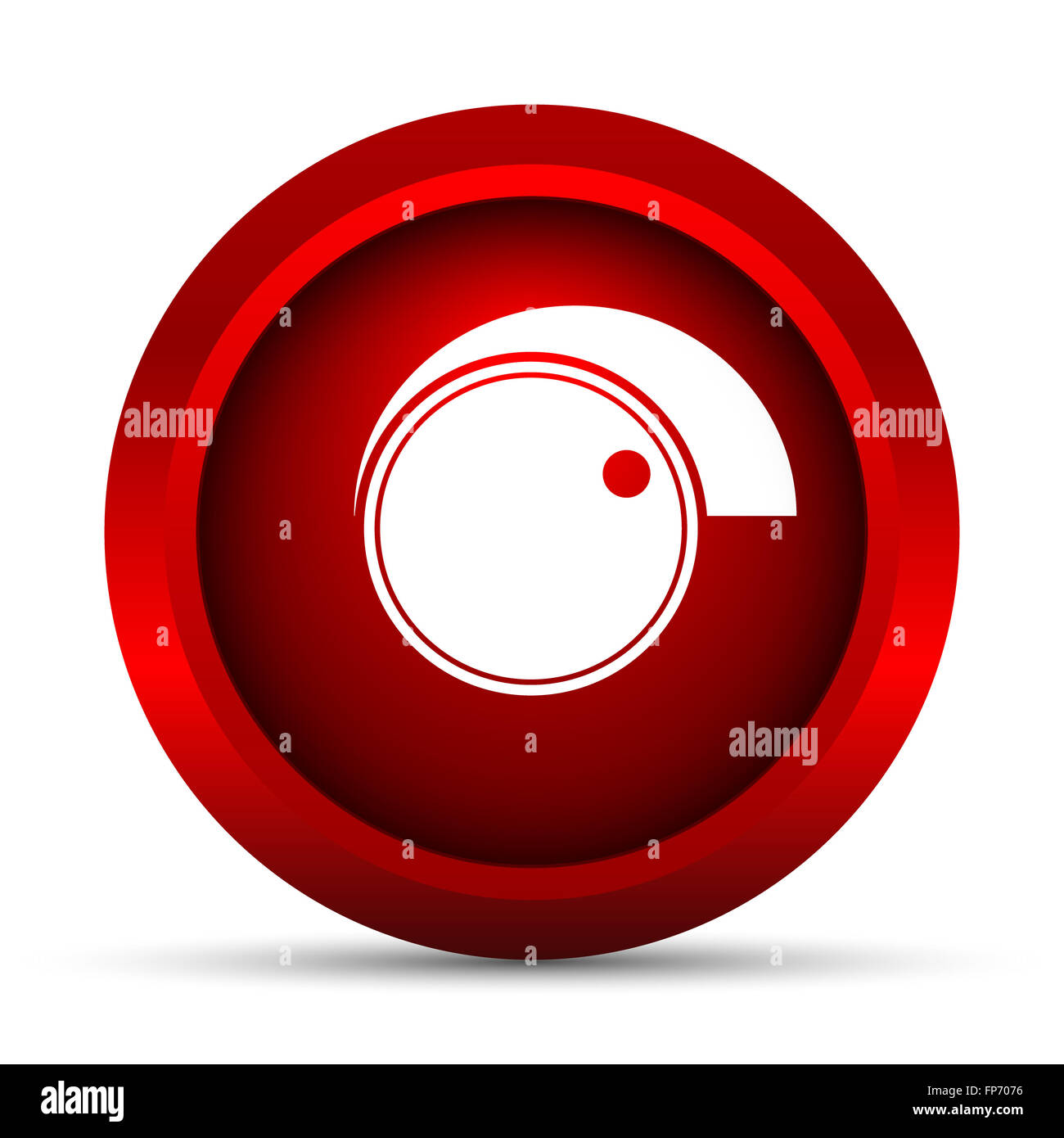 Volume control icon. Internet button on white background Stock Photo ...