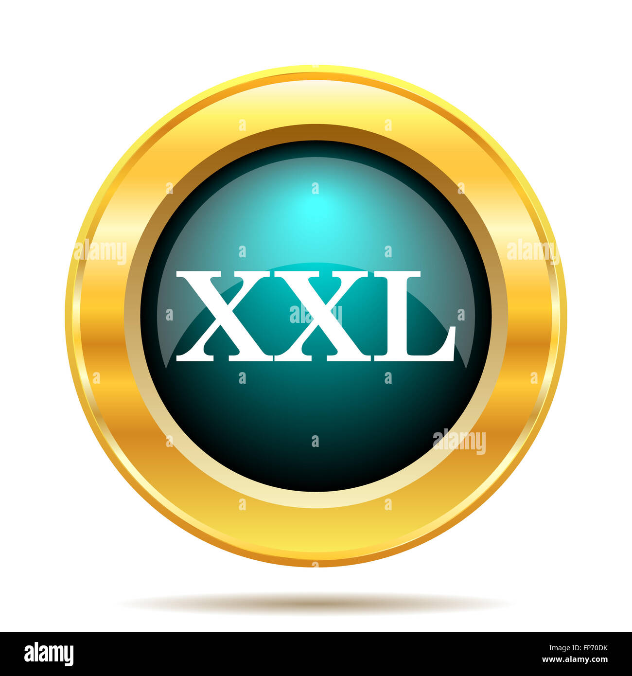 XXL icon. Internet button on white background Stock Photo - Alamy