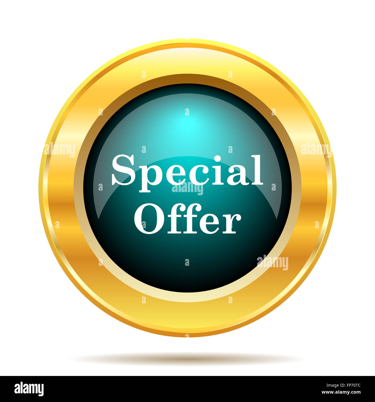 Special offer icon. Internet button on white background Stock Photo - Alamy