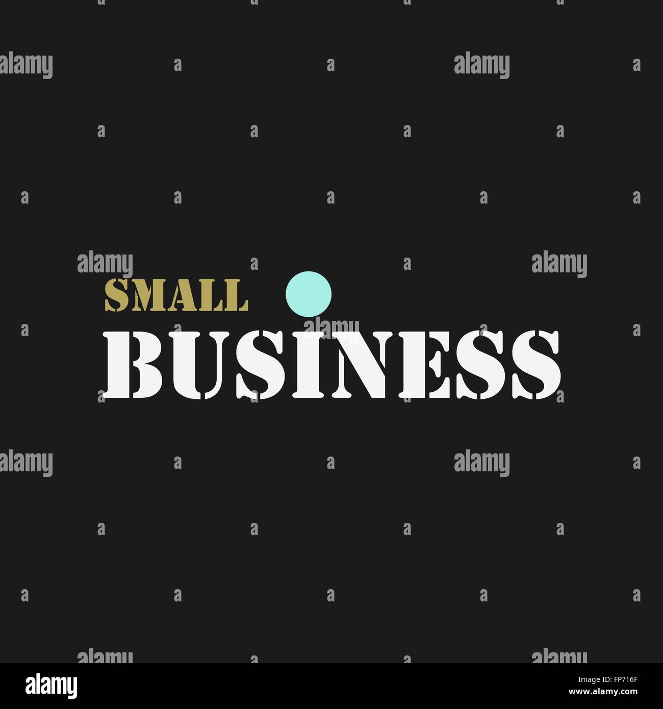 Small Business. Vector Typography Concept Stock Vector Image & Art - Alamy