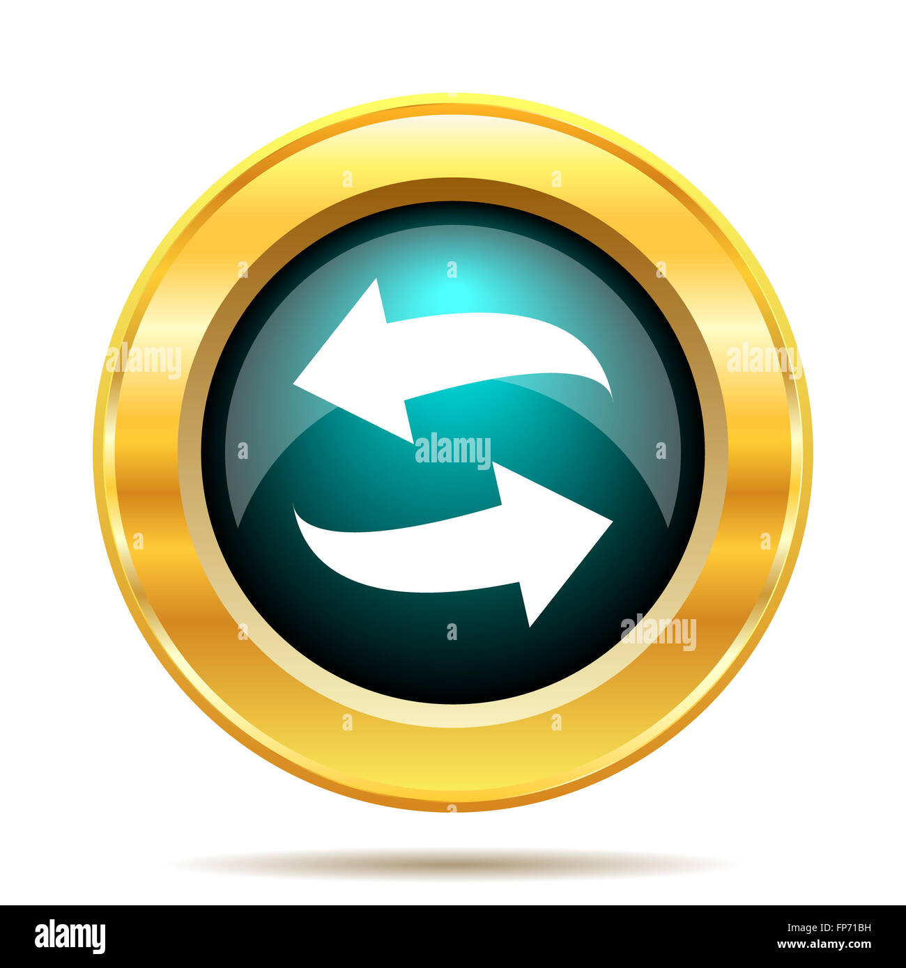 Swap icon. Internet button on white background Stock Photo - Alamy