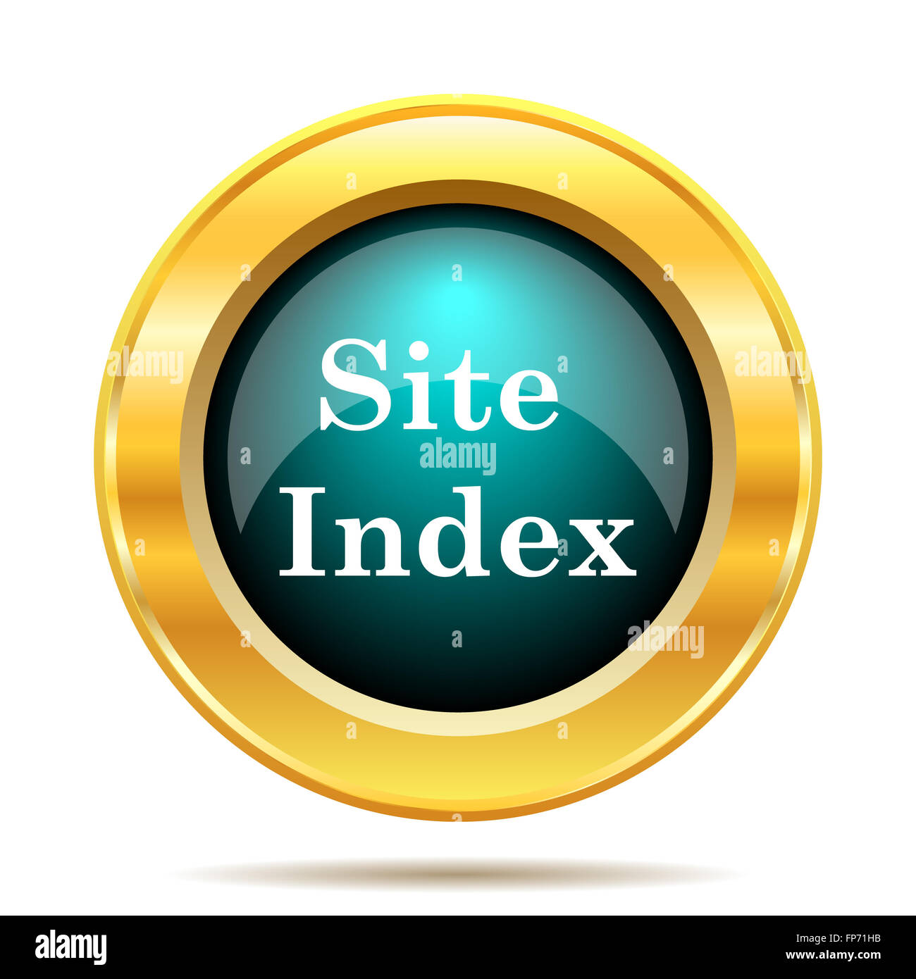 Site index icon. Internet button on white background Stock Photo - Alamy