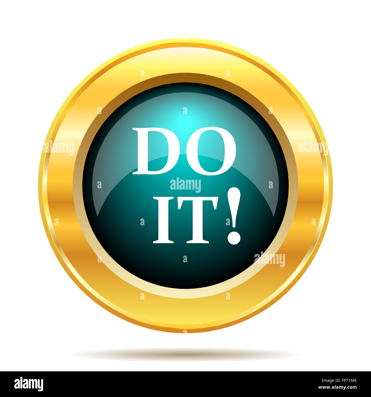 Do it icon. Internet button on white background Stock Photo - Alamy