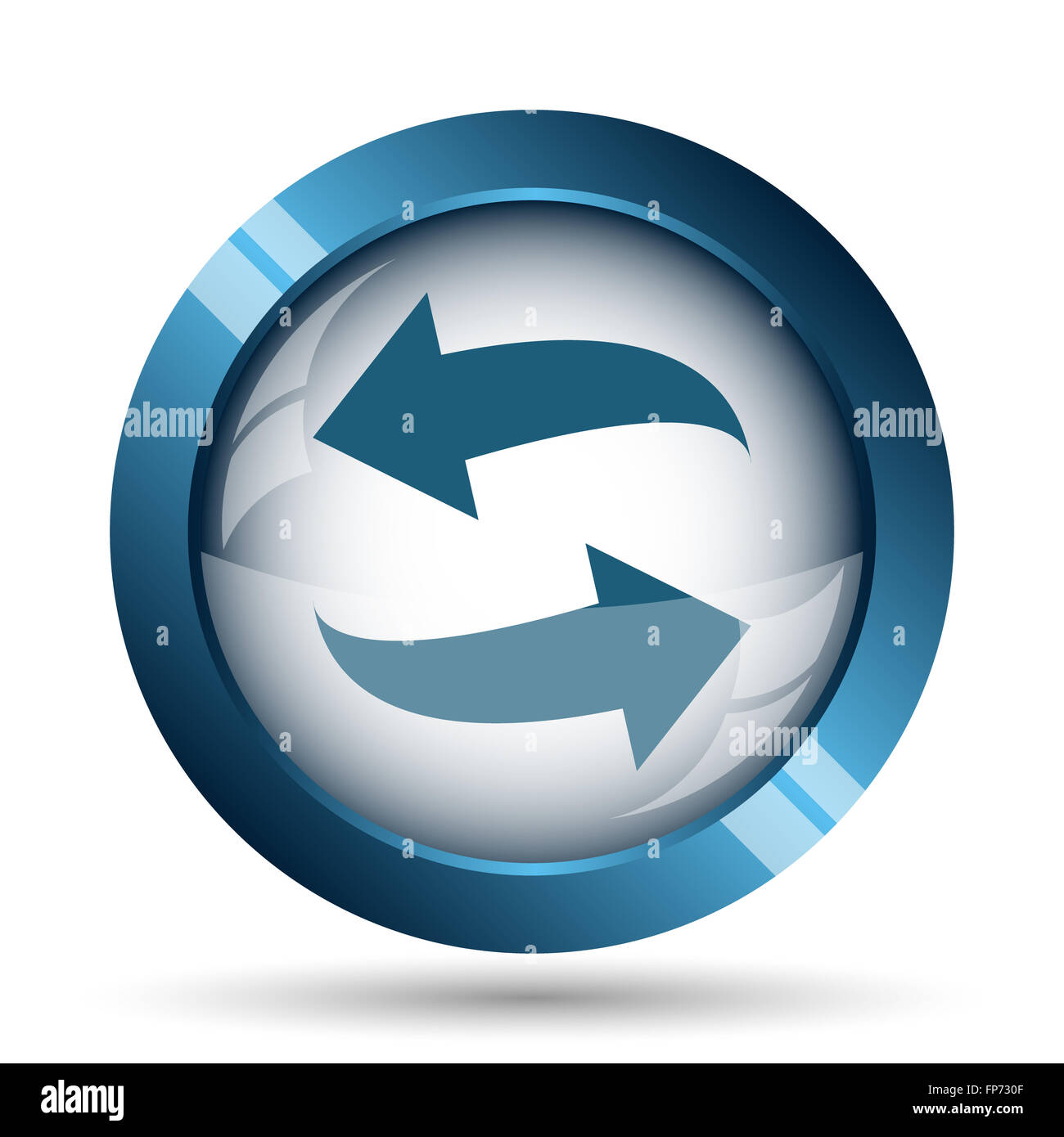 Swap icon. Internet button on white background Stock Photo - Alamy
