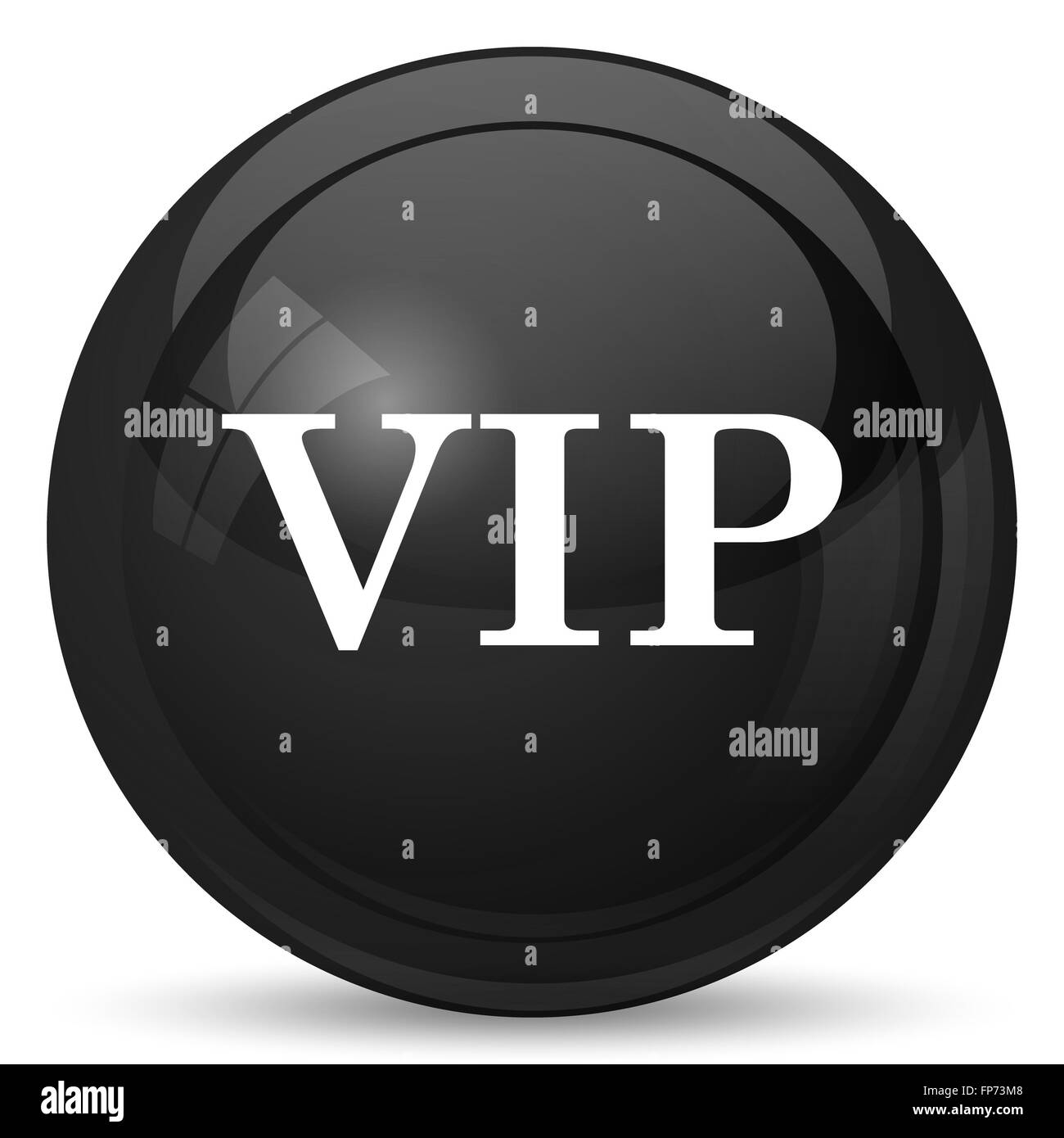 VIP icon. Internet button on white background Stock Photo - Alamy