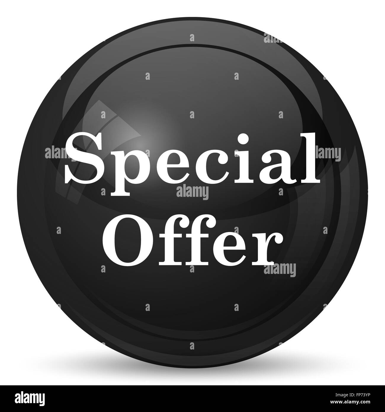 Special offer icon. Internet button on white background Stock Photo - Alamy