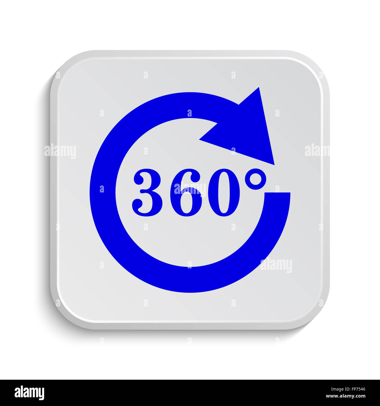 Reload 360 icon. Internet button on white background Stock Photo - Alamy