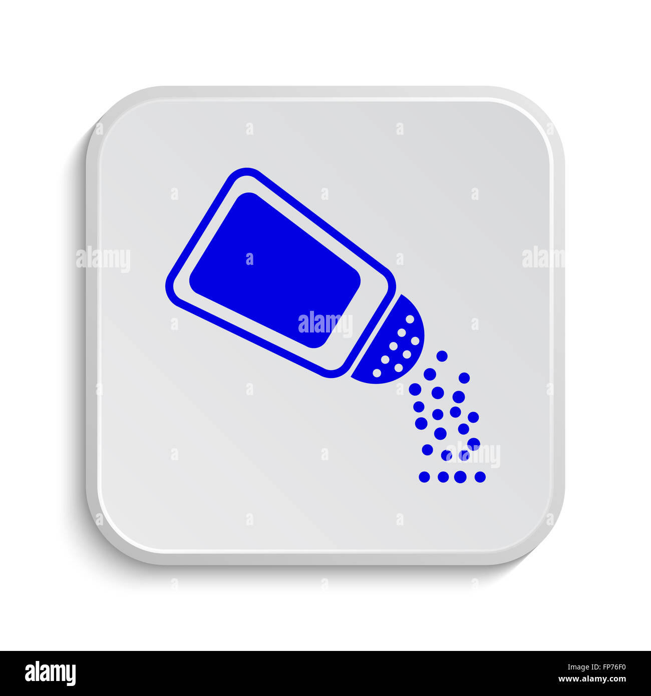Salt icon. Internet button on white background Stock Photo - Alamy