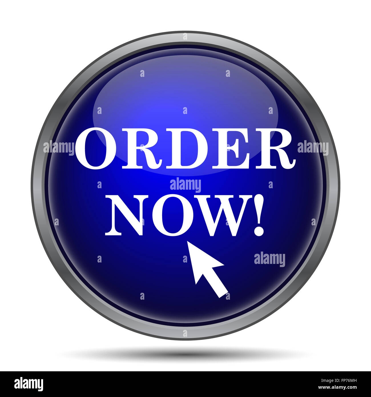 Order now icon. Internet button on white background Stock Photo - Alamy