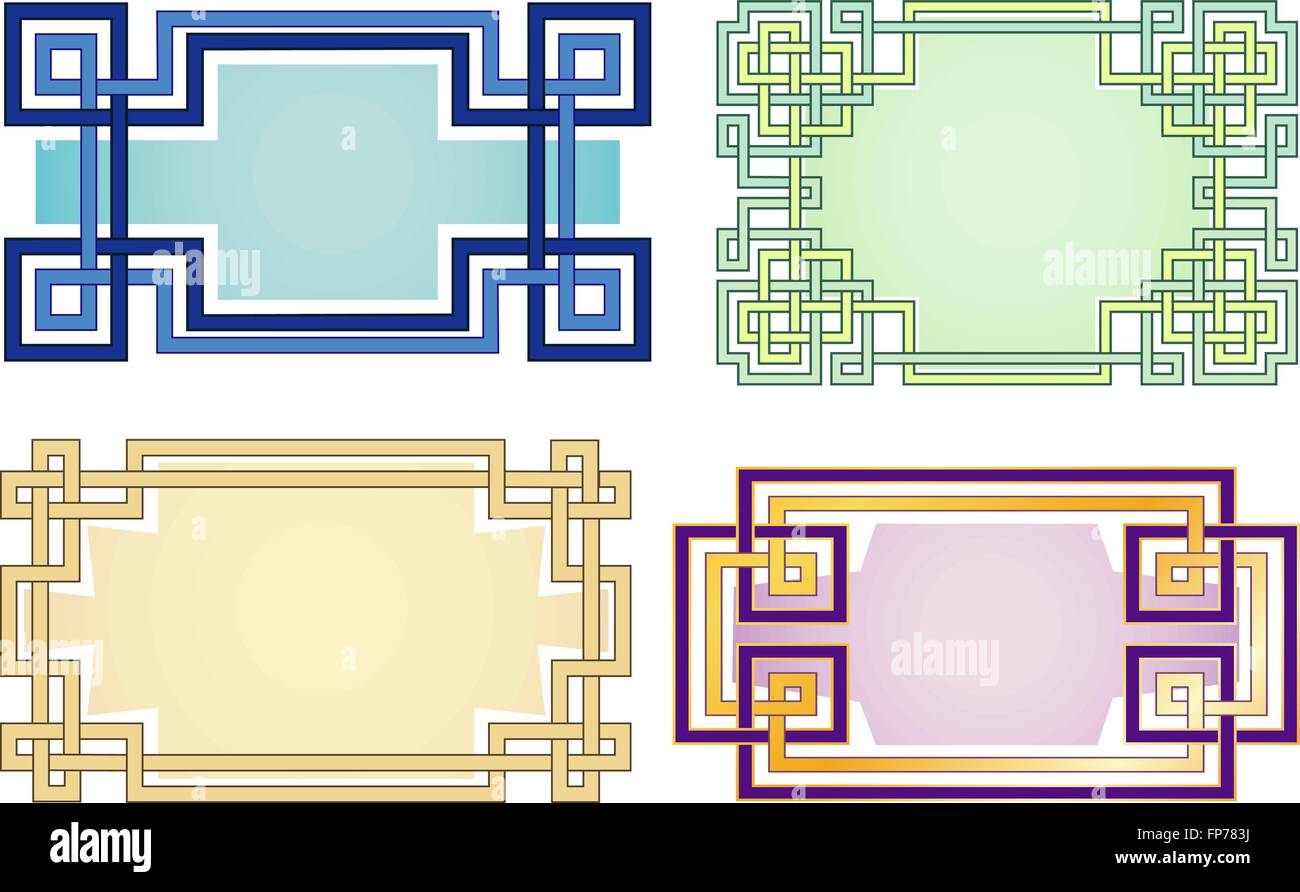 Geometric Borders High Resolution Stock Photography and Images - Alamy