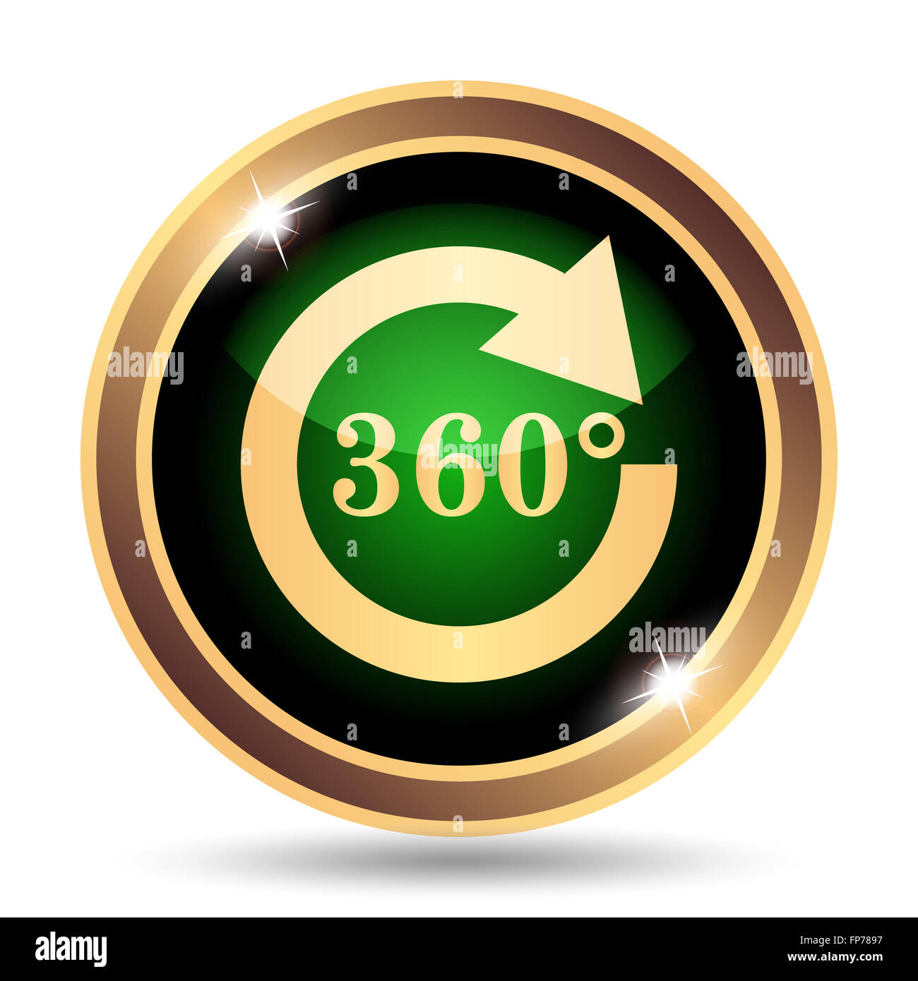 Reload 360 icon. Internet button on white background Stock Photo - Alamy