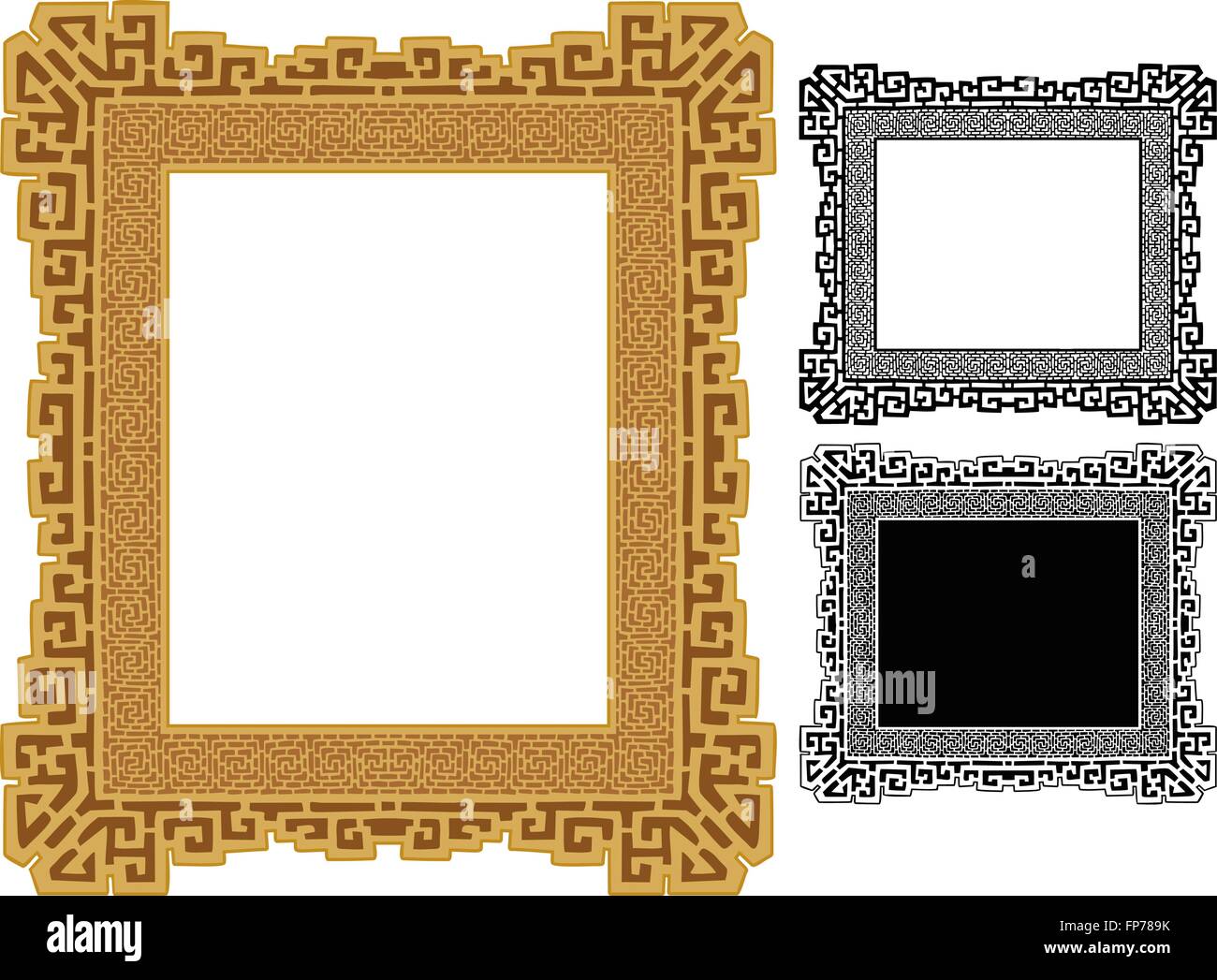 Gilded art Stock Vector Images - Alamy