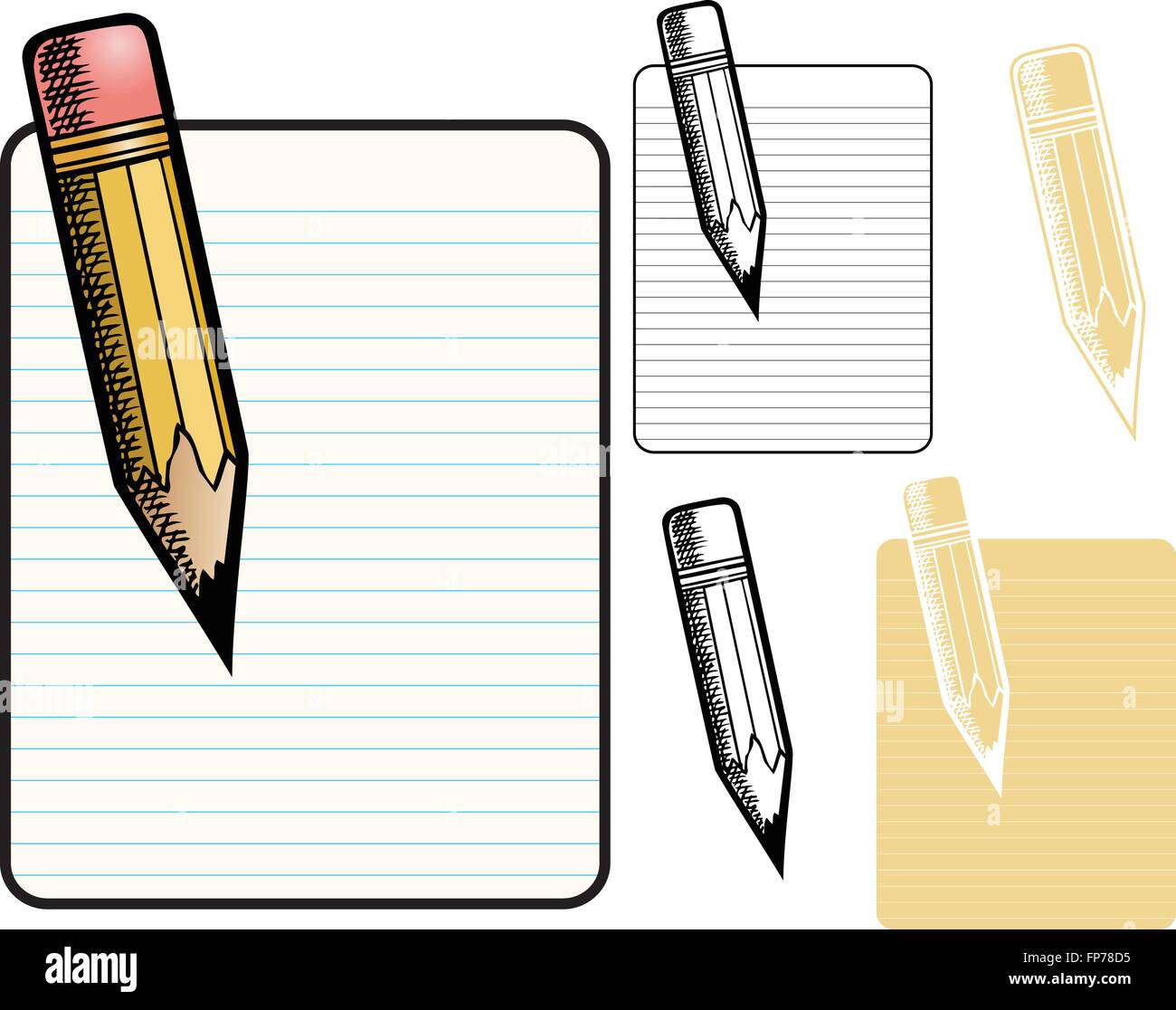 Pencil Border High Resolution Stock Photography and Images - Alamy