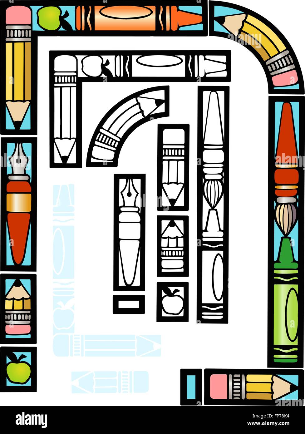 School Border High Resolution Stock Photography and Images - Alamy