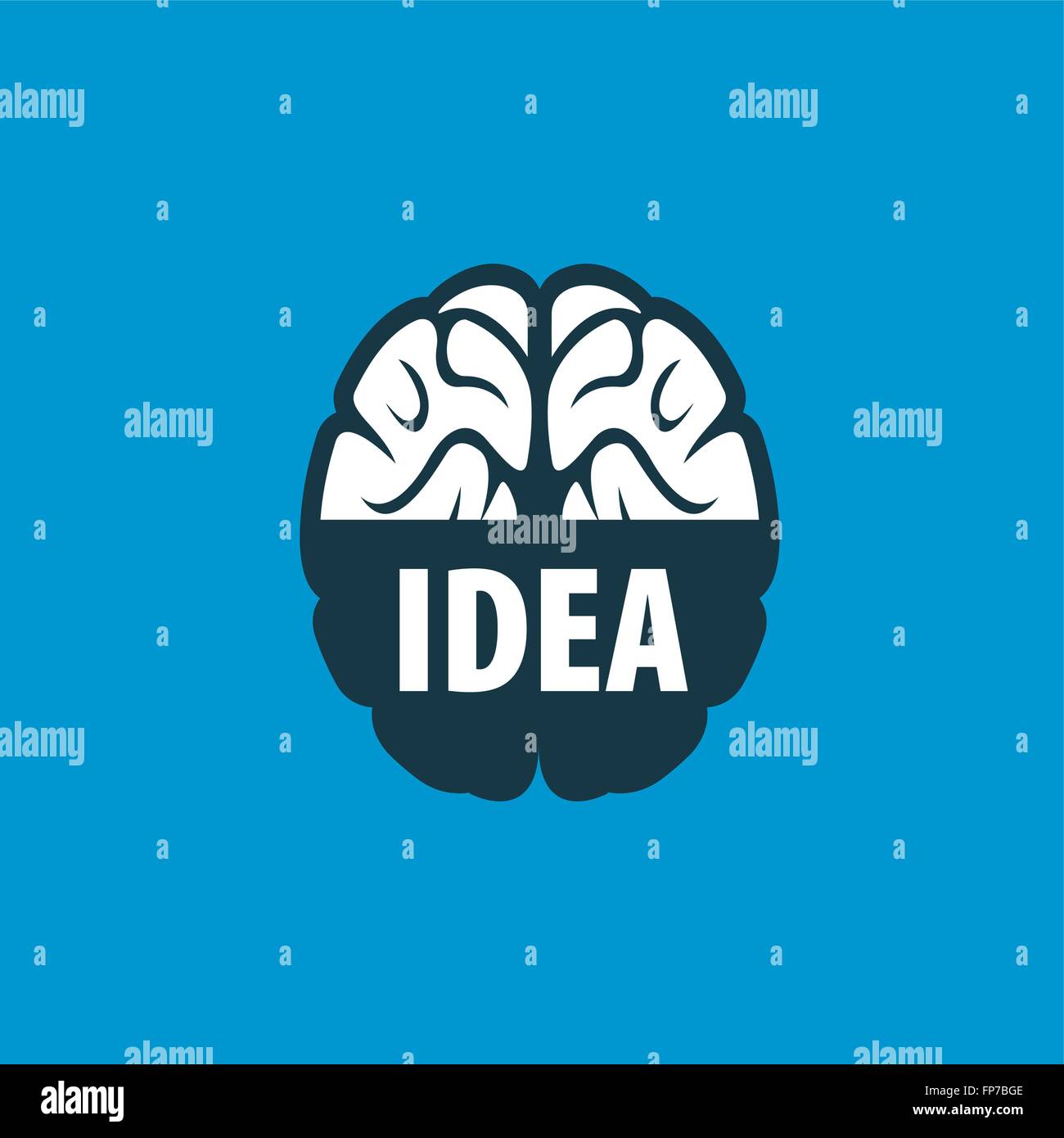 Vector brain logo Stock Vector Image & Art - Alamy