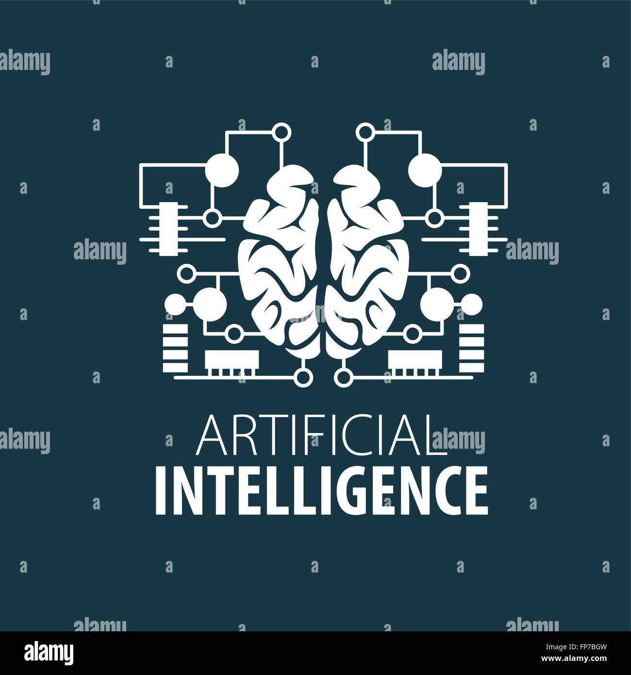 Vector brain logo Stock Vector Image & Art - Alamy