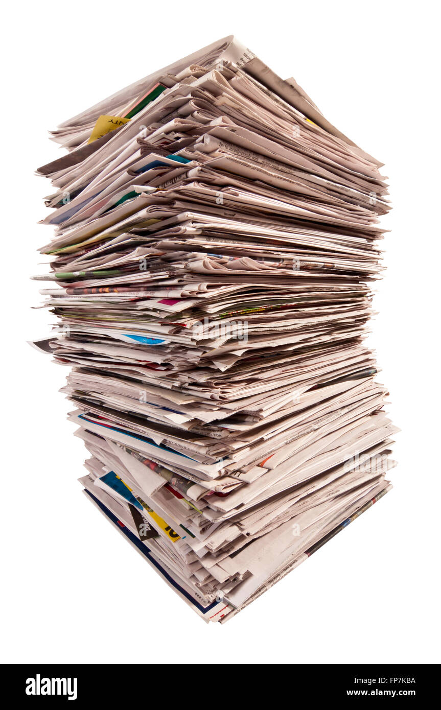 Tall stack of papers hi-res stock photography and images - Alamy