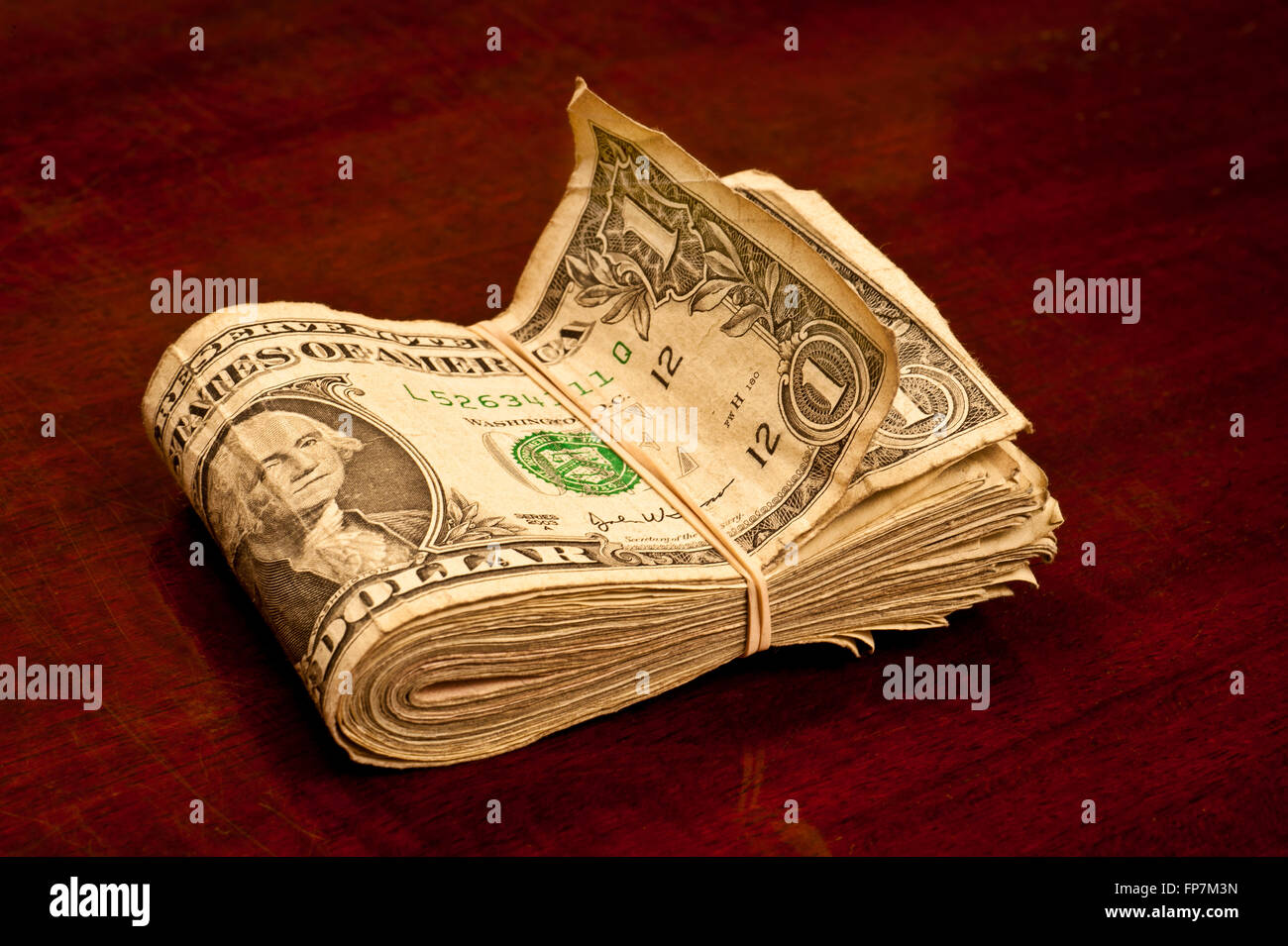 Crumpled dollar bill hi-res stock photography and images - Alamy