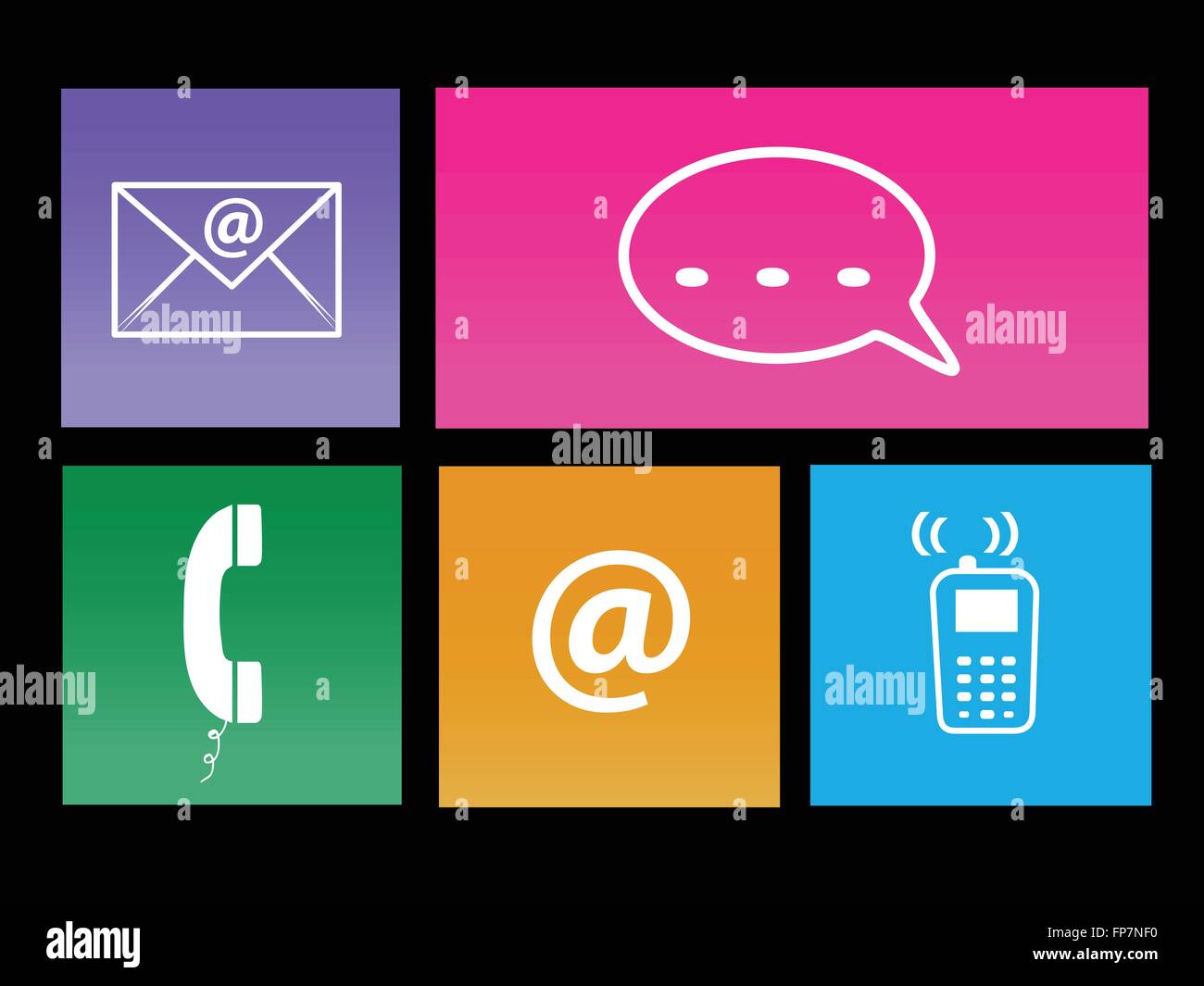 Communication pictograms hi-res stock photography and images - Alamy
