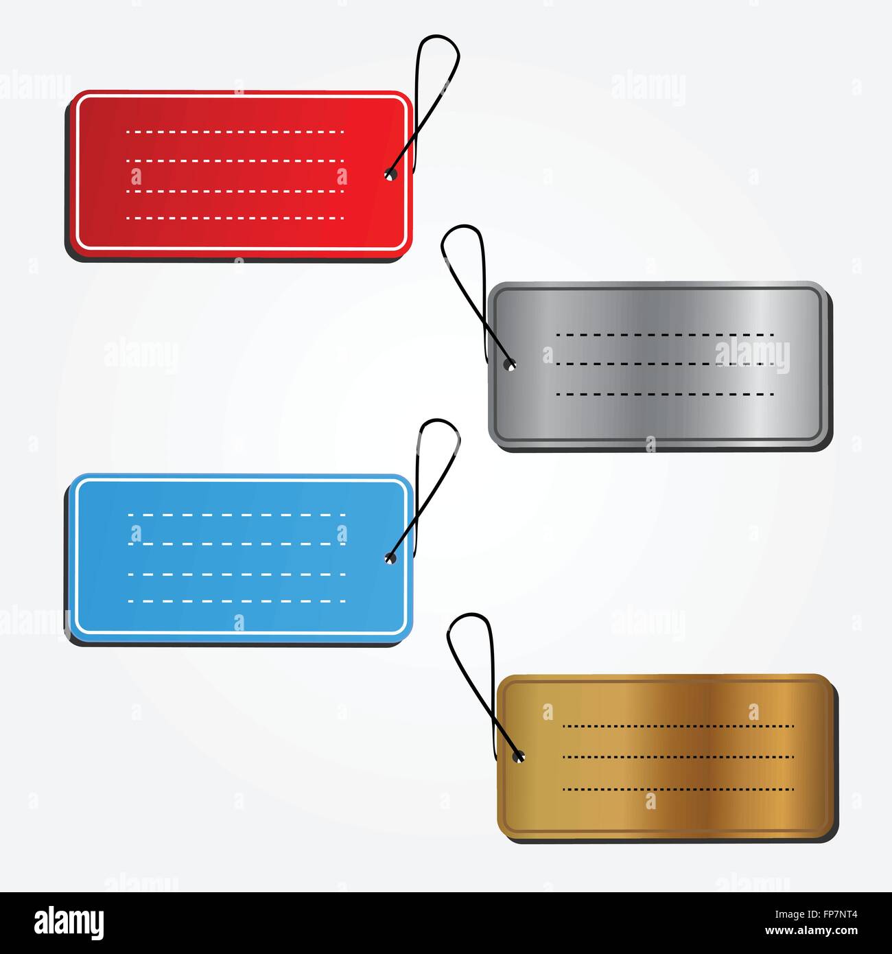 Image of various colorful tag designs isolated on a white background ...