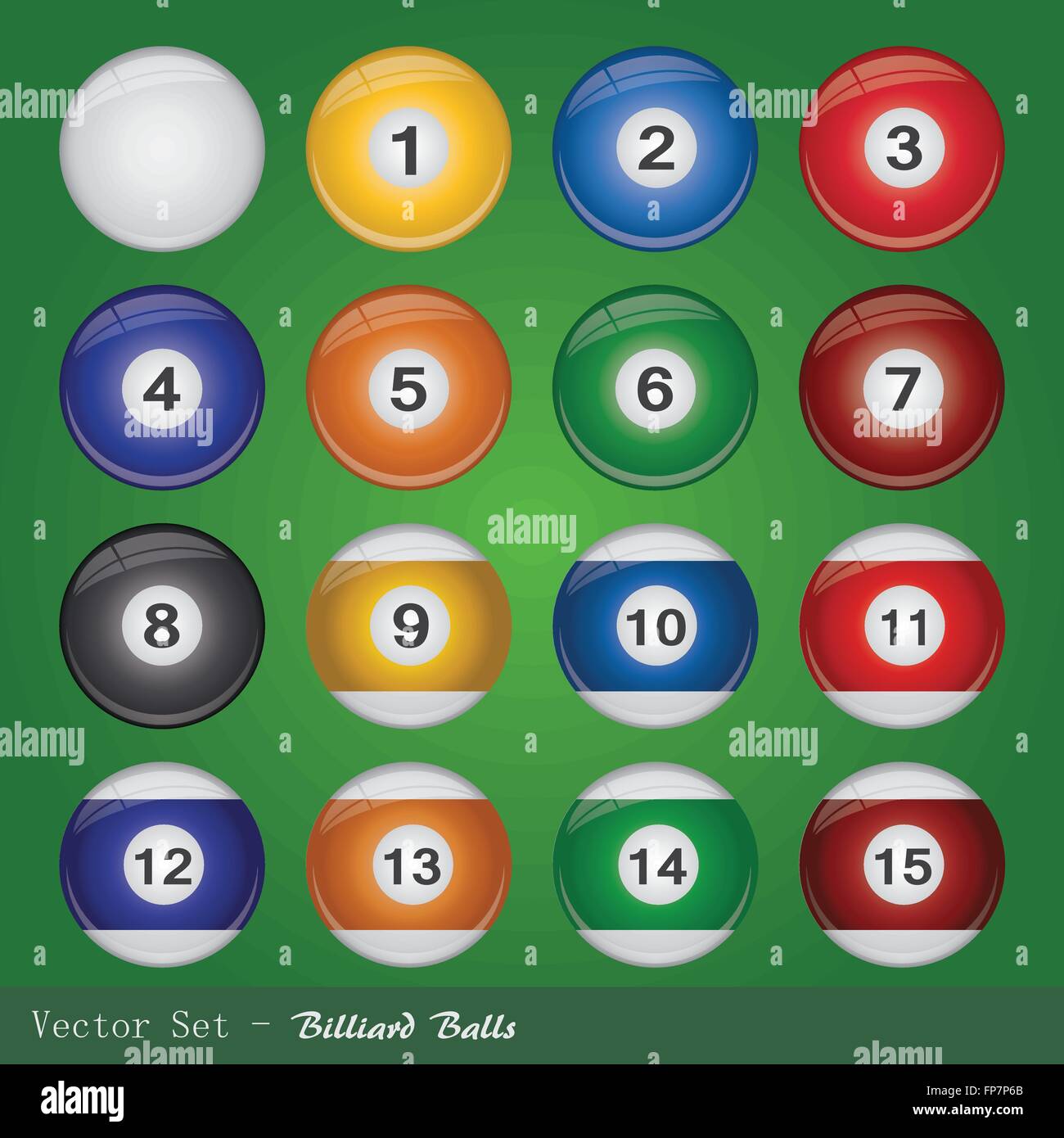 Nine balls Stock Vector Images - Alamy