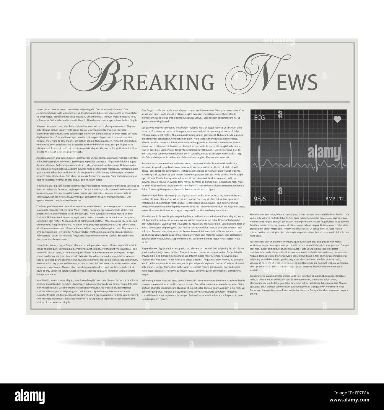 Breaking the daily routine Stock Vector Images - Alamy