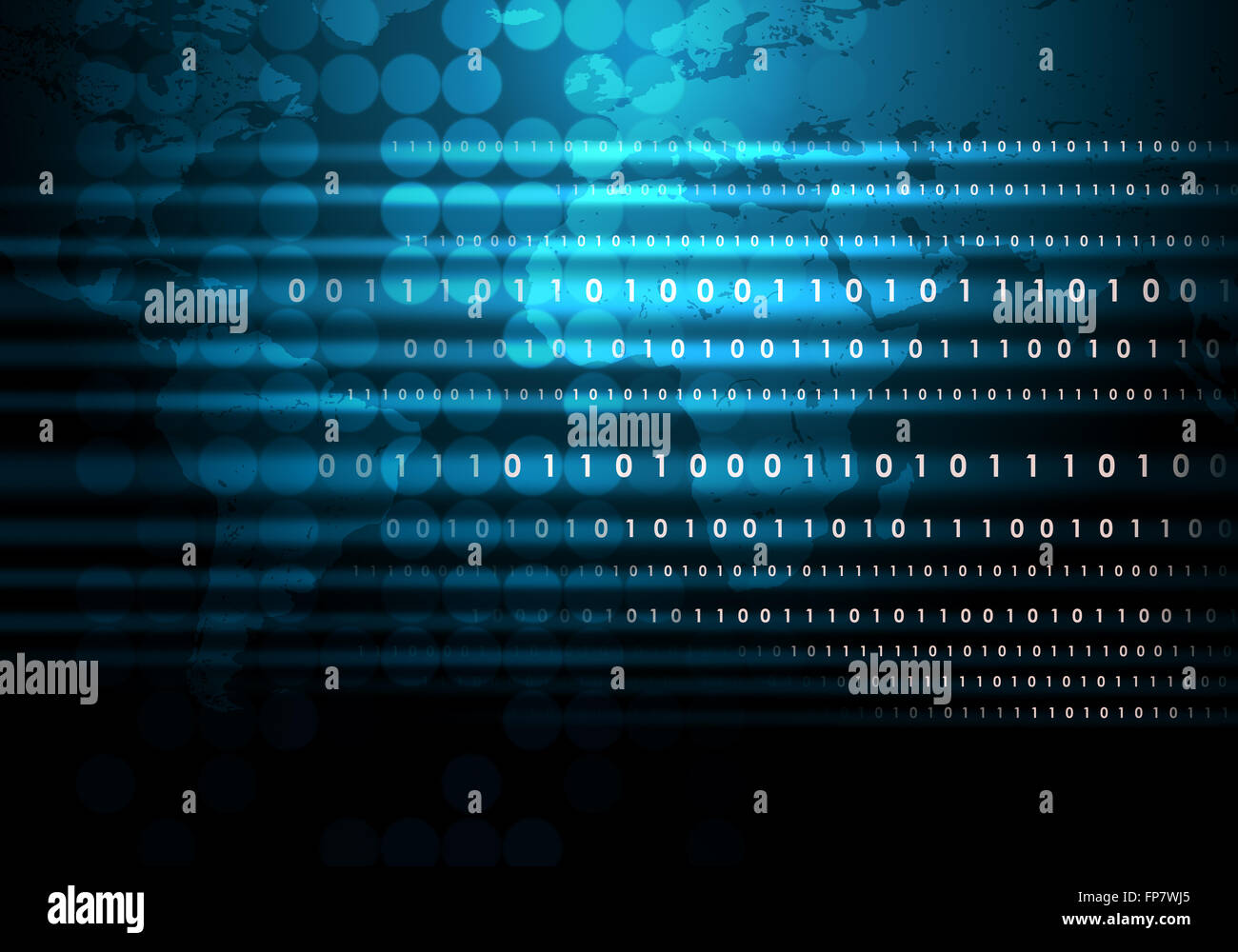 World map with numbers on blue background Stock Photo - Alamy