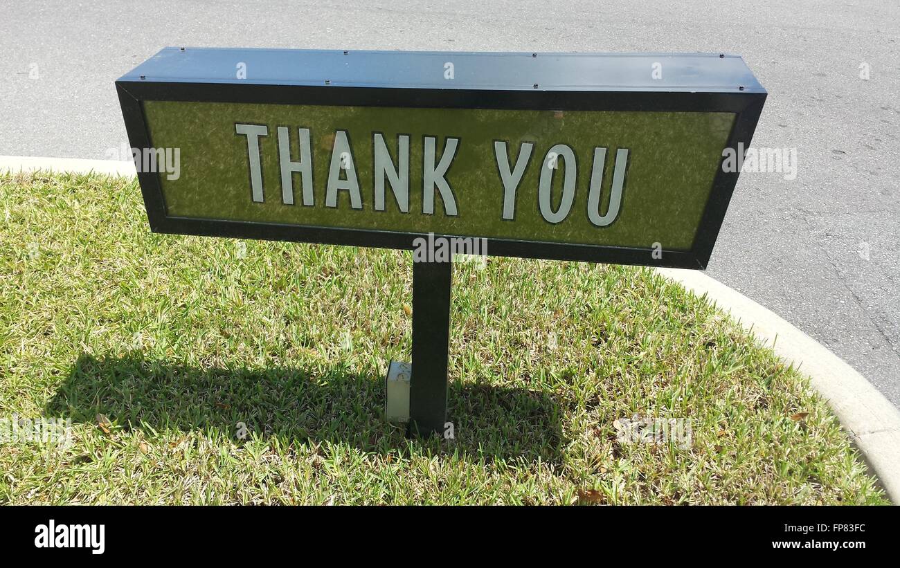 Thank you sign hi-res stock photography and images - Alamy