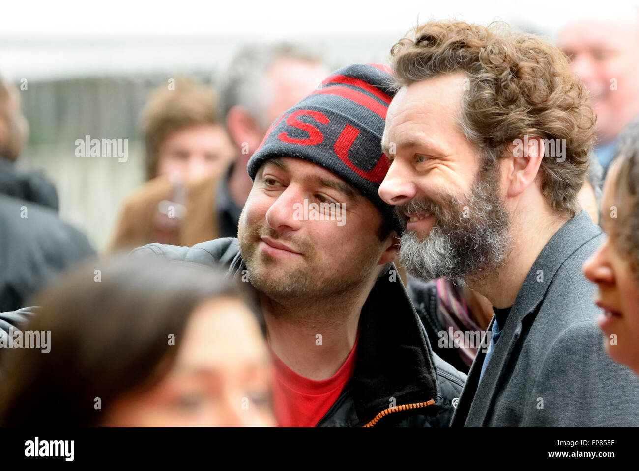 Michael Sheen, British actor, attending the 'Into Film' Awards, posing ...