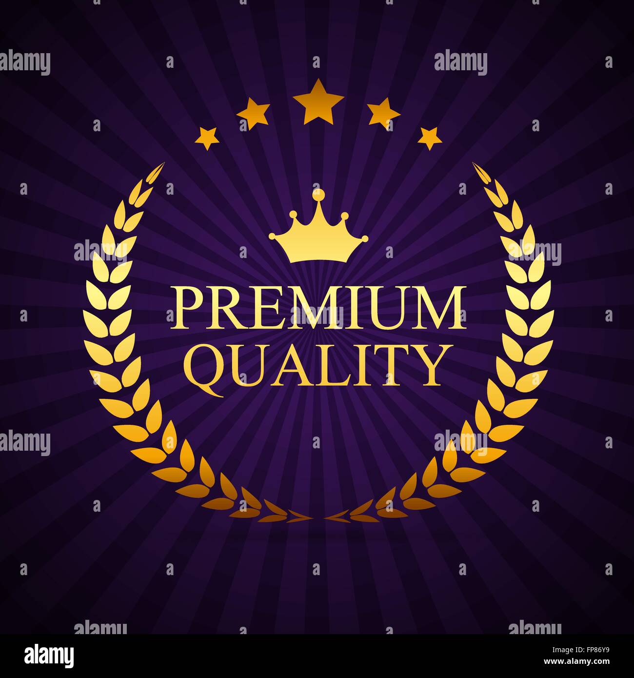 Premium Quality Label Vector Illustration Stock Vector Image & Art - Alamy