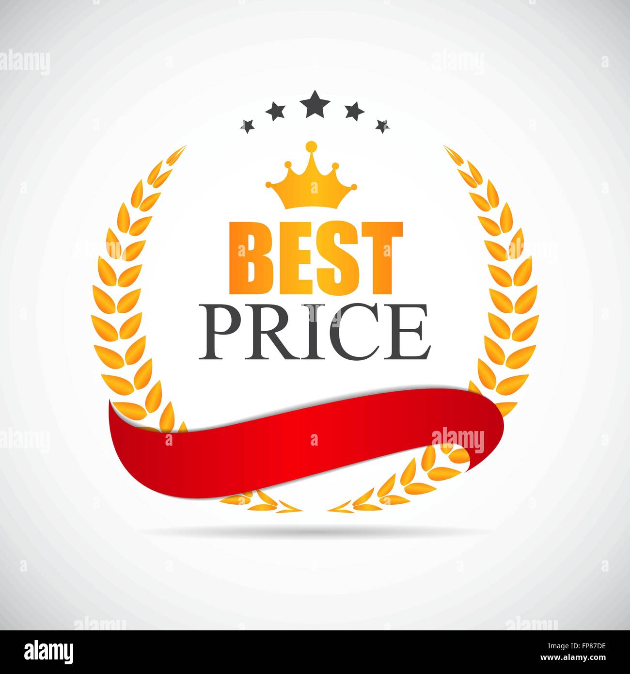 Best Price Label Illustration Stock Vector Image & Art - Alamy